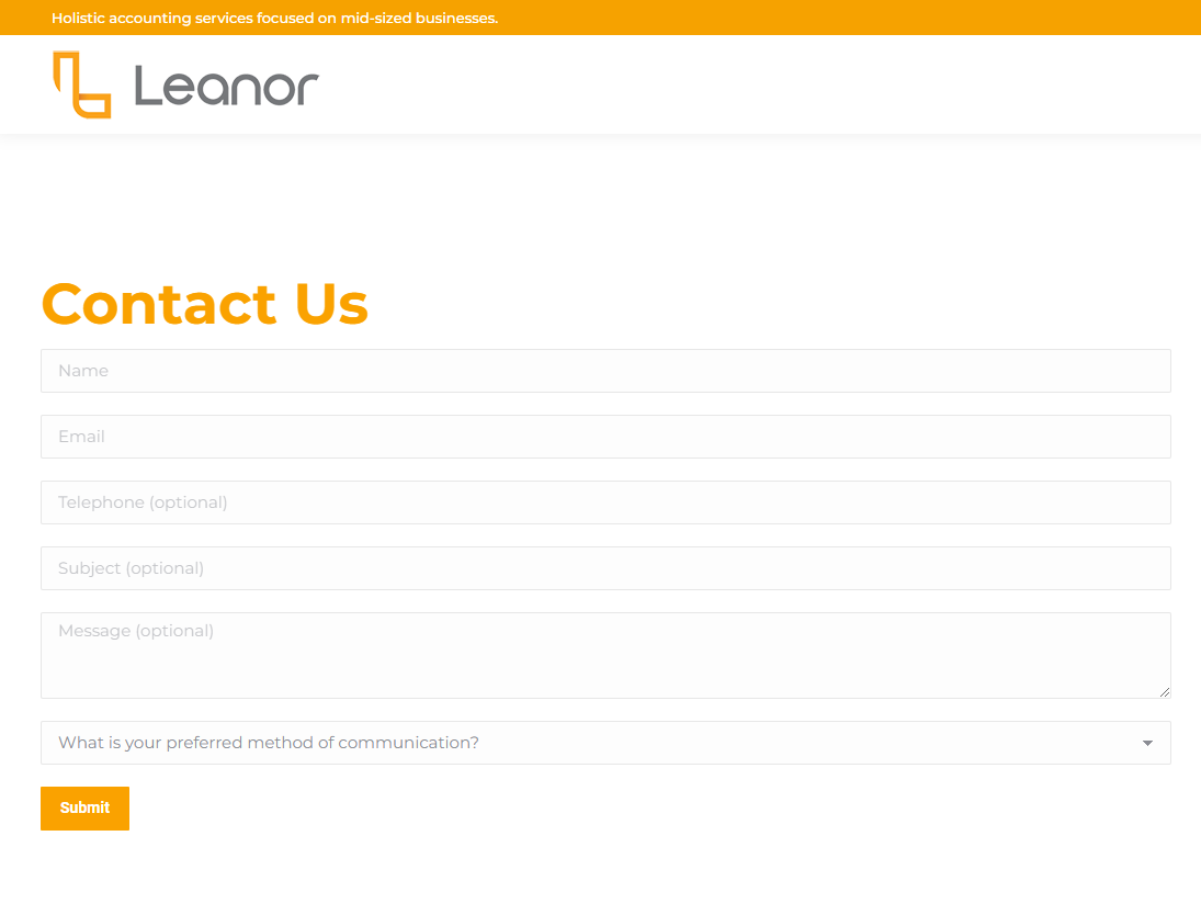 Contact Us - Leanor